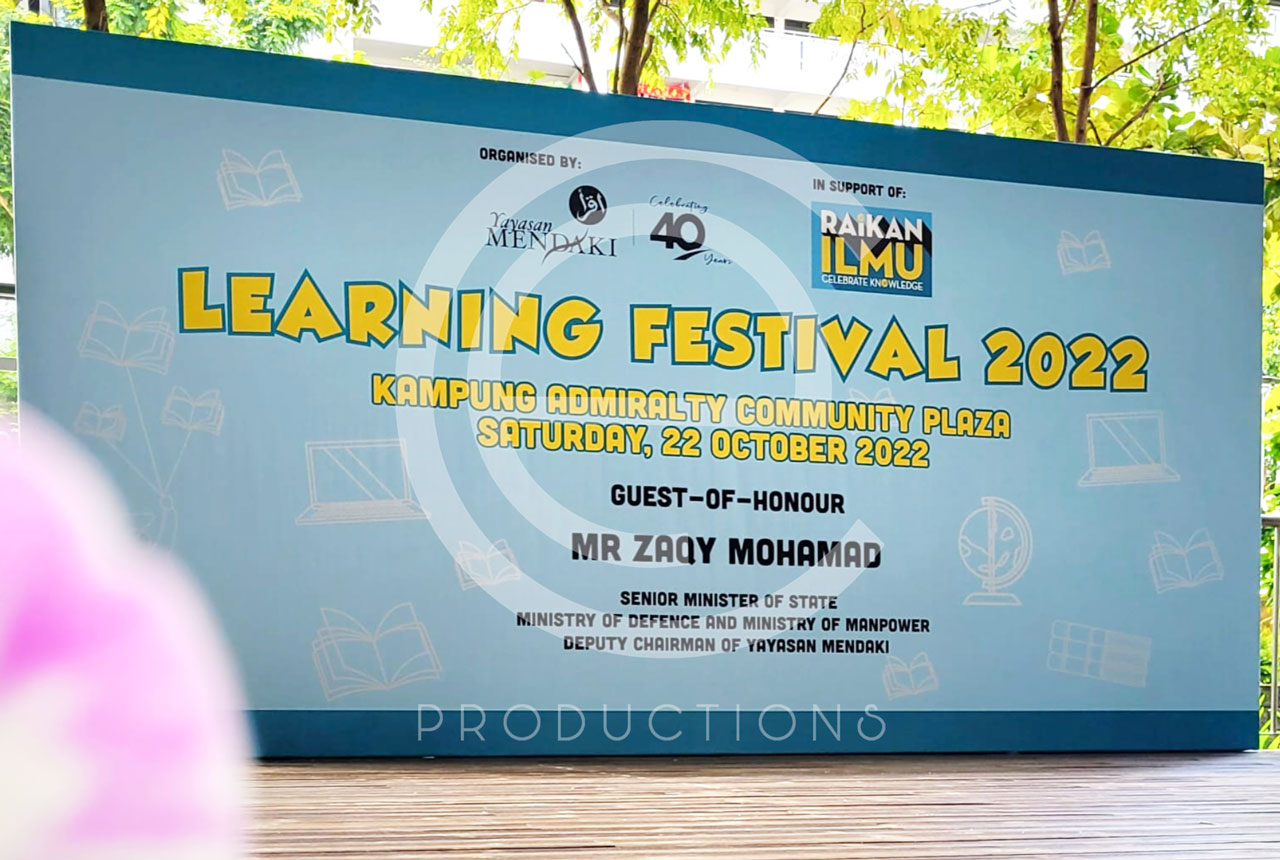 Stage & Backdrop Setup - CE Prodcutions